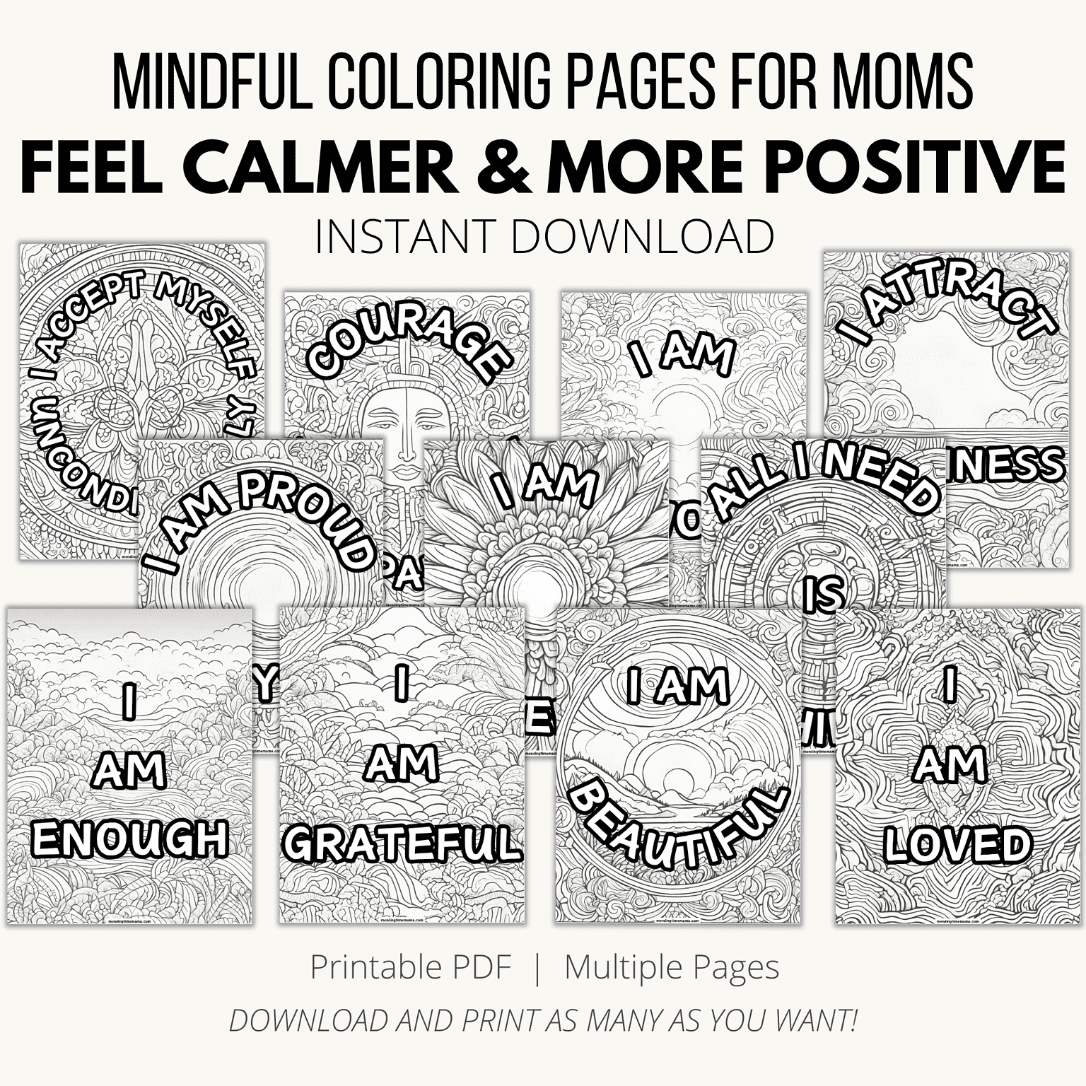 10 Amazing Printable Self-Care Tools for Moms! - Mending Time, Mama!