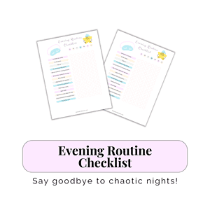 9 Evening Routine Checklist Habits to Help You Unwind - Mending Time, Mama!